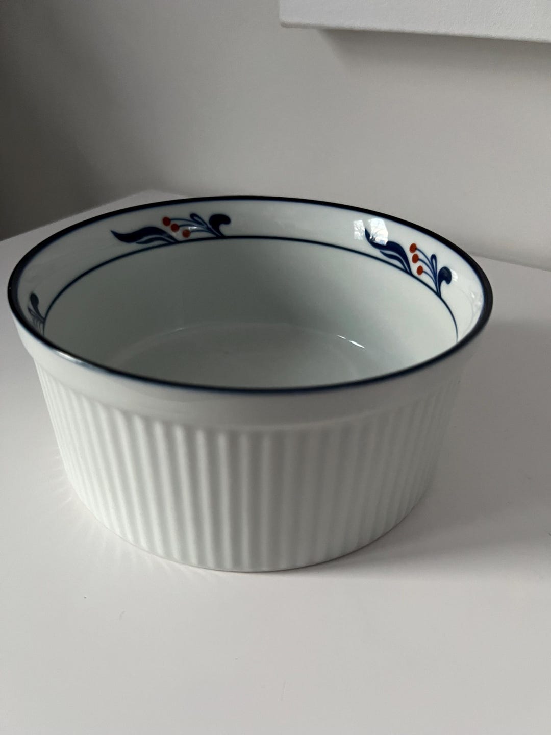 Vintage Dansk Bistro Soufflé Casserole Dish | Open Vegetable Bowl ...