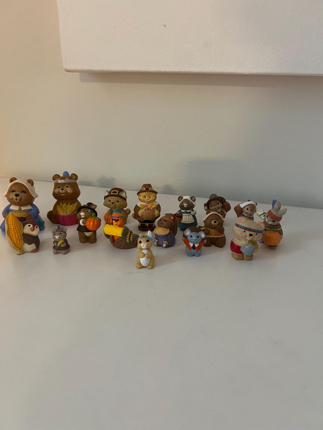 Huge Rare Hallmark Miniatures Set of 17 Thanksgiving - Etsy