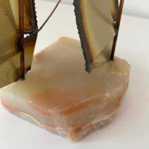 Mid Century Double Sail Mario Jason Designed Sailboat on Quartz Base - Etsy