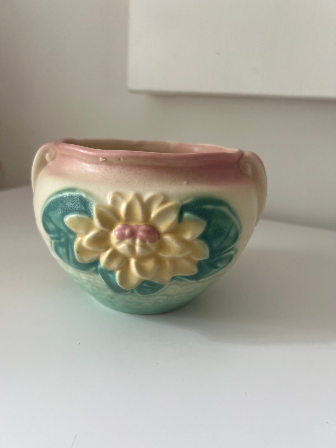 Vintage Hull Water Lilly Planter Art Pottery Indoor Planter 1940 6r X 4 ...