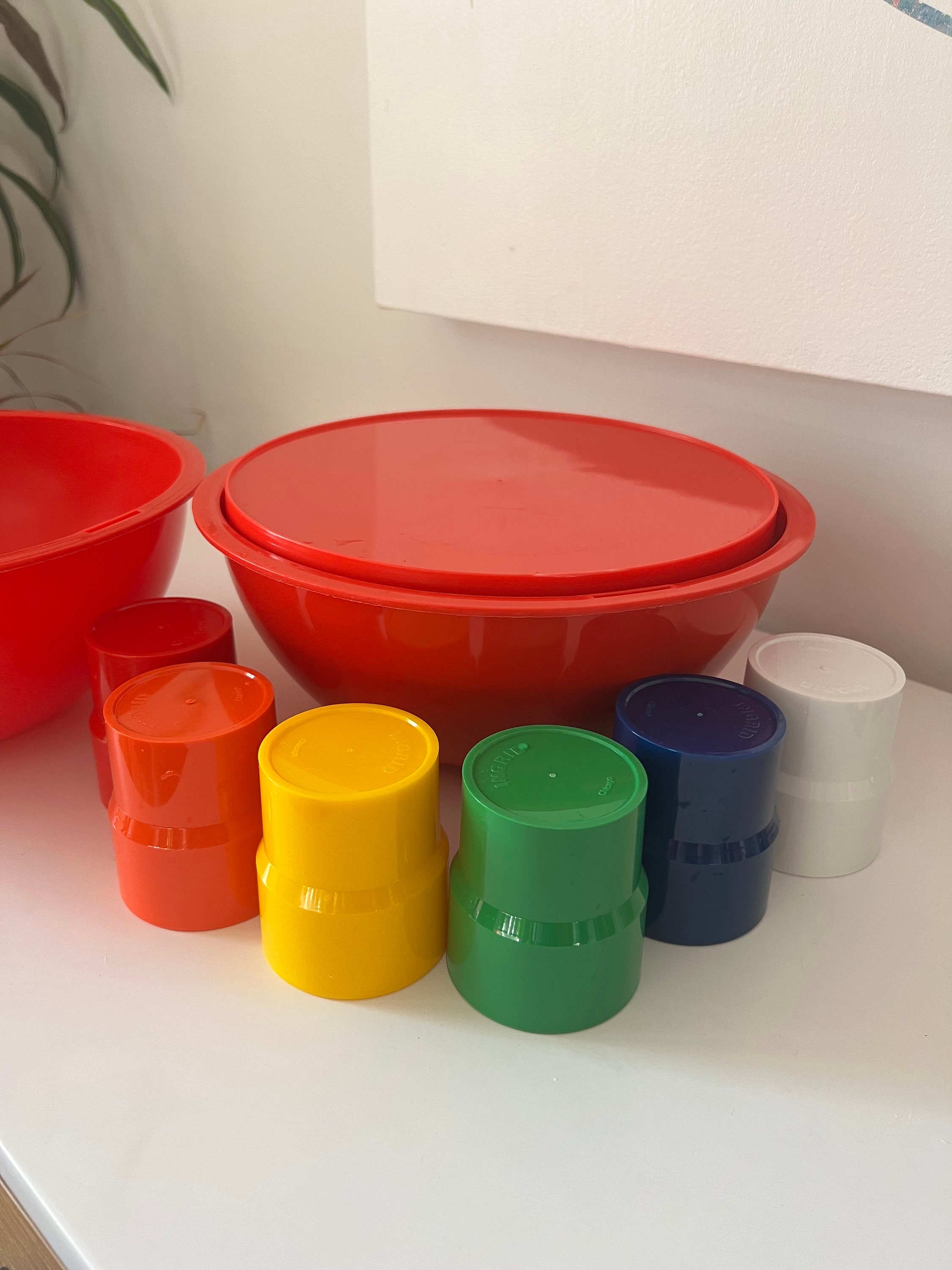 Vintage MCM Party Picnic Ball | Serving Set for Six | Ingrid - Etsy