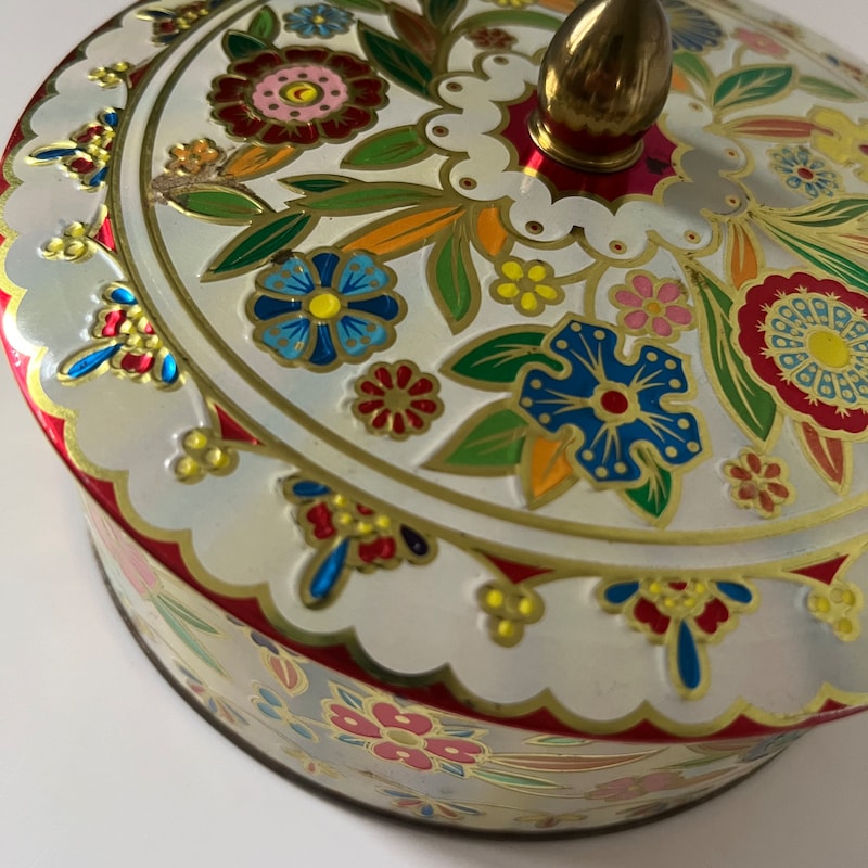 Floral Tin - Etsy