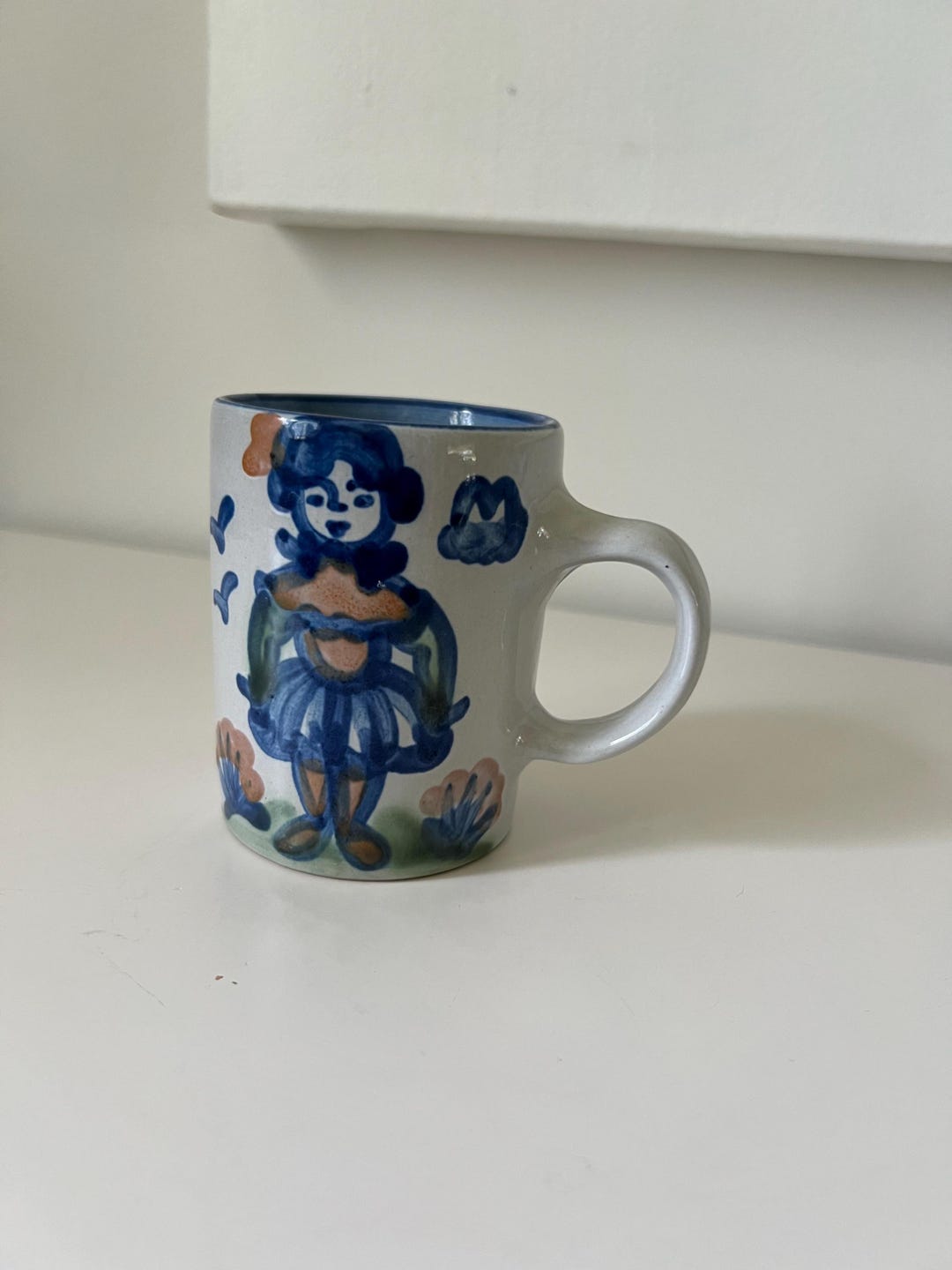 Vintage M.A Hadley Hand Painted Art Pottery Coffee Tea Mug Signed 4”T 3 ...