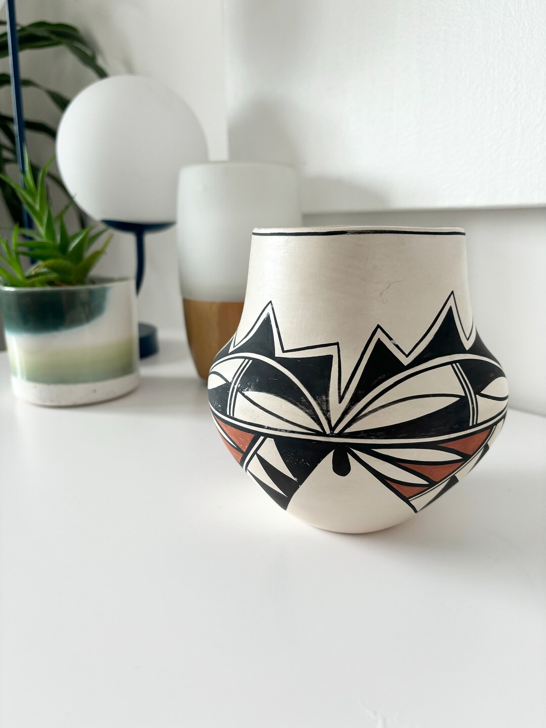 Vintage | Original Acoma Native American Art Vase 6” - Etsy