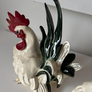 Vintage Kay Finch California Signed Hen & Rooster Figurines Rare - Etsy