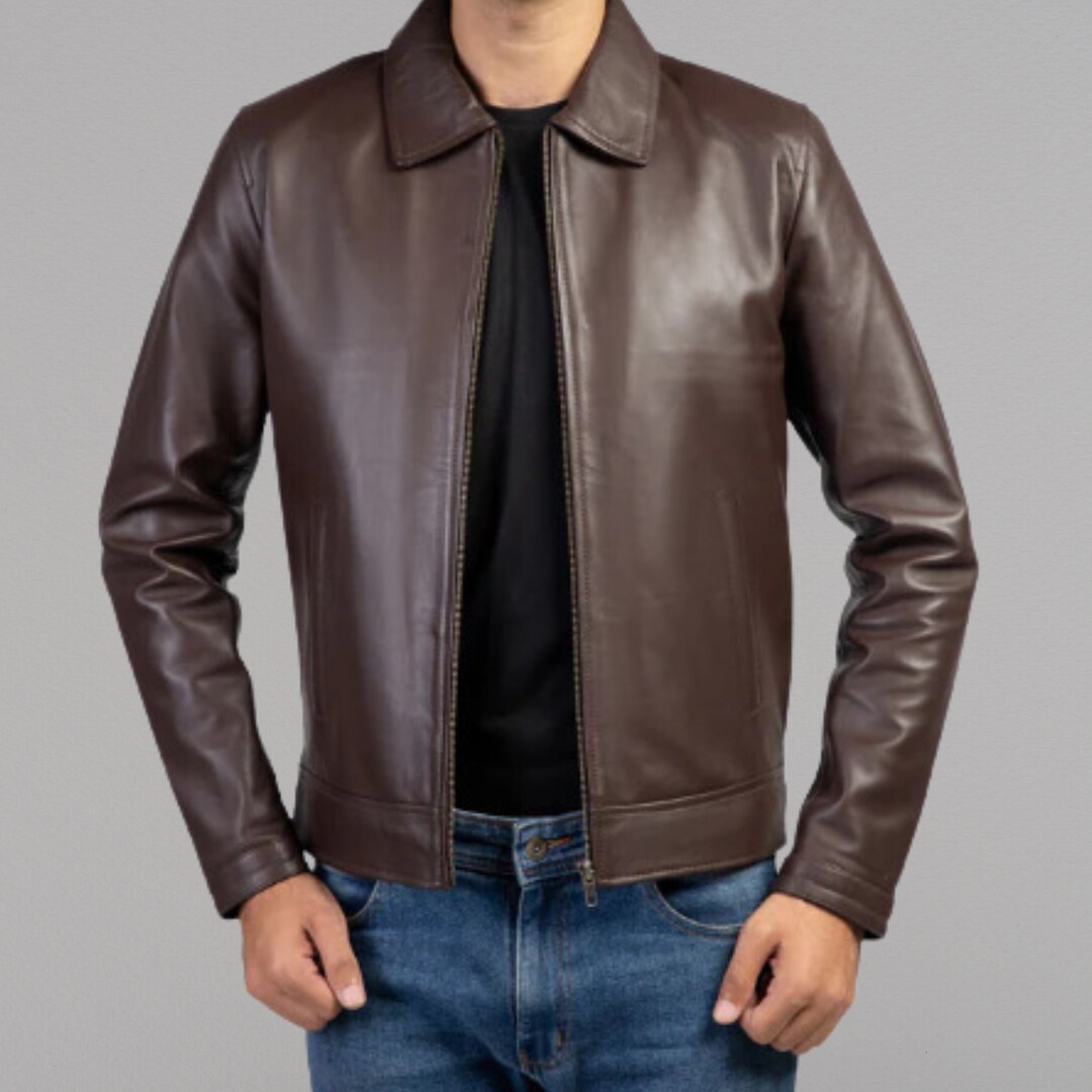 Men's Leather Racing Jacket Custom Motorcycle Bomber Varsity Quilted ...