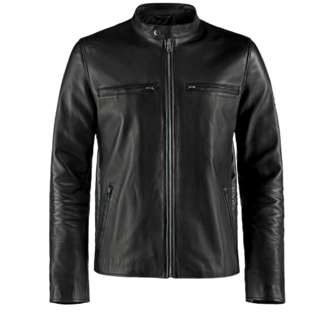 Men's Leather Jacket | Racing Bomber Quilted | Varsity Custom ...