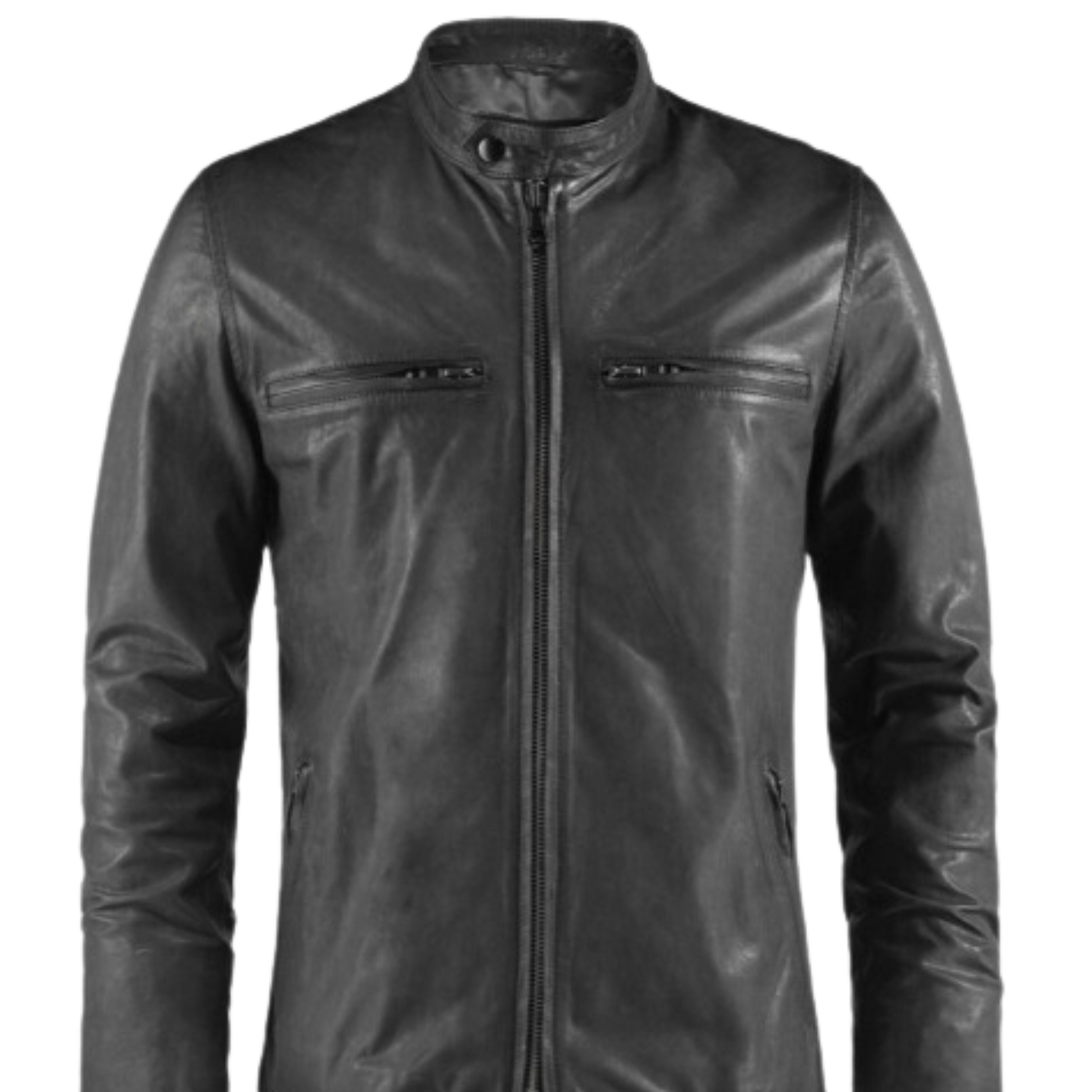Men's Leather Jacket | Racing Bomber Quilted | Varsity Custom ...