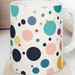 Circles Ceramic Mug Modern Circles Coffee Mug Circle Design Mug - Etsy