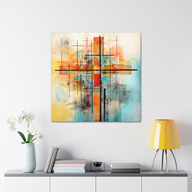 Cross Canvas - Etsy