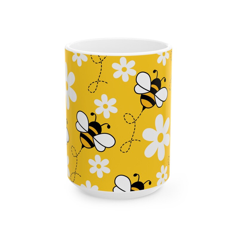 Busy Bees Ceramic Mug Bees Coffee Mug Cute Bees Mug Gift for Bee Lover ...