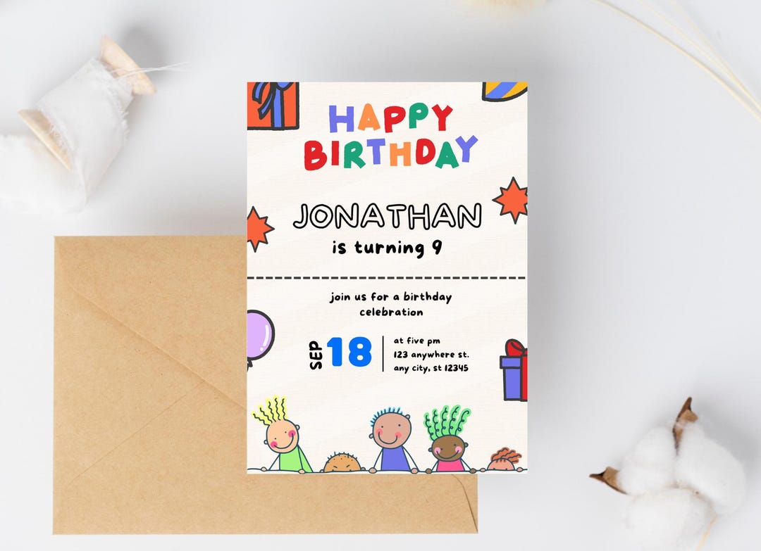 Editable Play Birthday Invitation Park Printable Invitation Play Kids ...