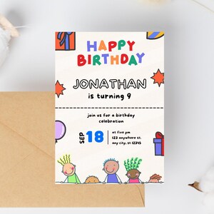 Editable Play Birthday Invitation Park Printable Invitation Play Kids ...