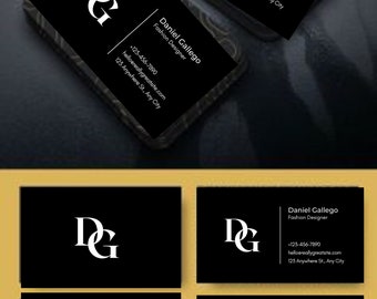 Simple Business Card Template, Name Card Template, Photography Name ...