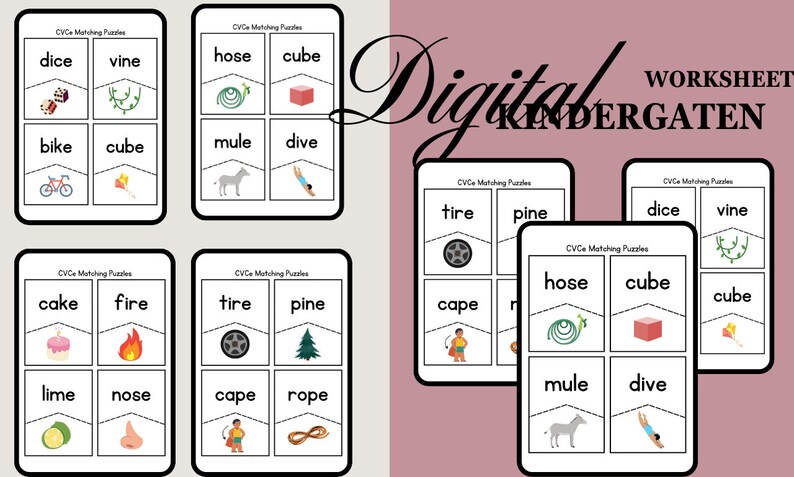 Preschool Pre-k + Kindergarten Learning Bundle Printable Activity ...