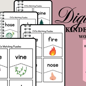 Preschool Pre-k + Kindergarten Learning Bundle Printable Activity ...