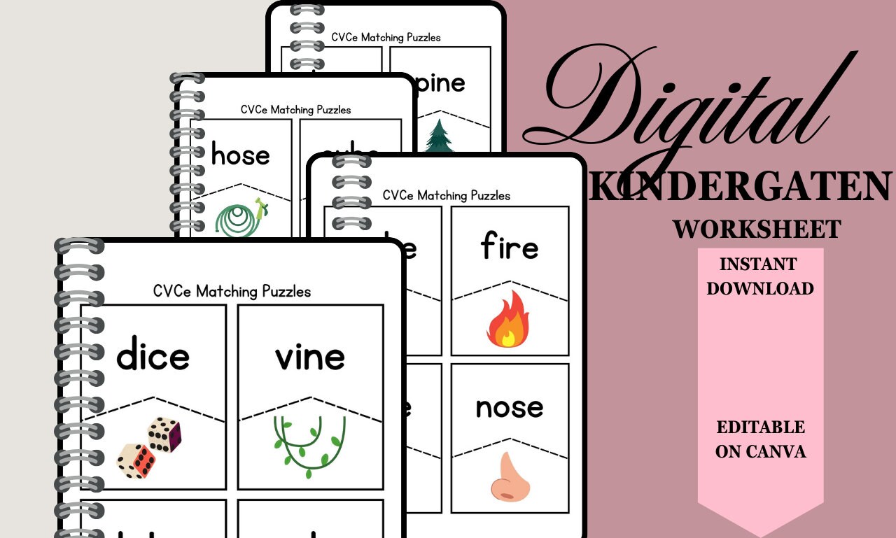 Preschool Pre-k + Kindergarten Learning Bundle Printable Activity ...