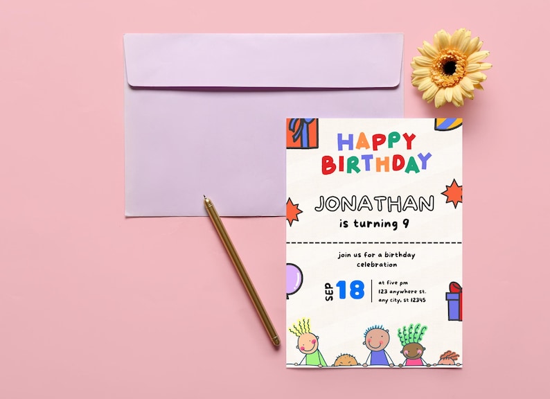 Editable Play Birthday Invitation Park Printable Invitation Play Kids ...
