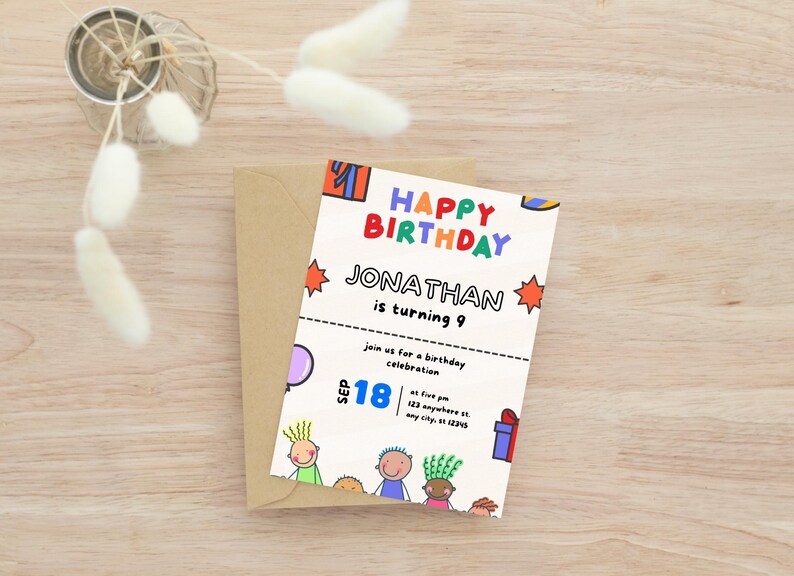 Editable Play Birthday Invitation Park Printable Invitation Play Kids ...