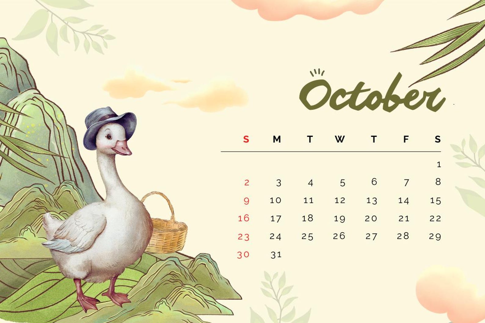 Watercolor Geese Clipart Set, Comic Goose Illustrations, Digital ...