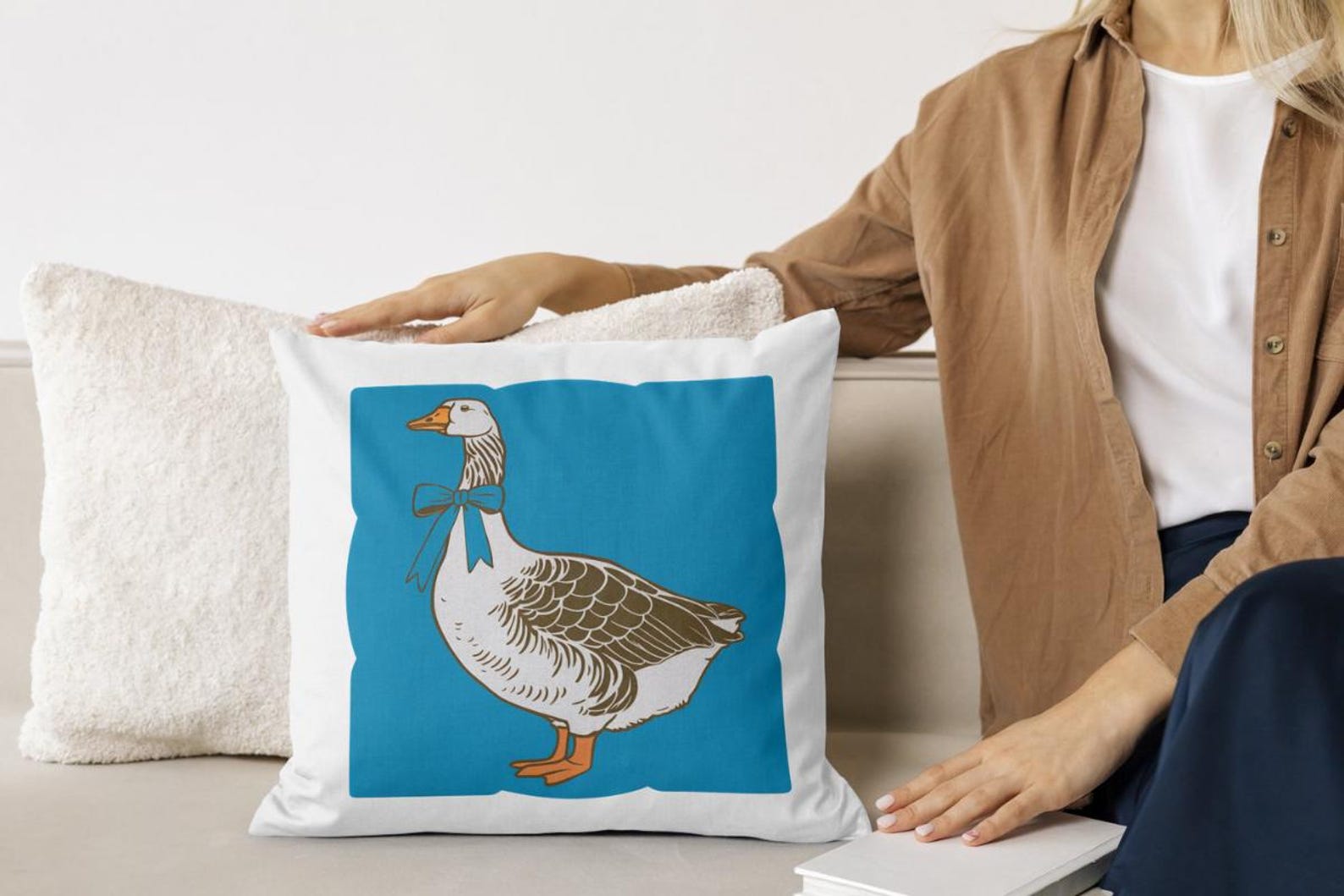 Watercolor Goose Clipart, Comic Geese Illustration, Digital Download ...