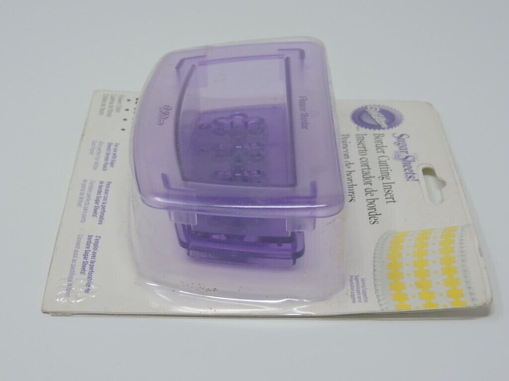 Wilton Sugar Sheets Border Cutting Insert Flower Chain Discontinued ...