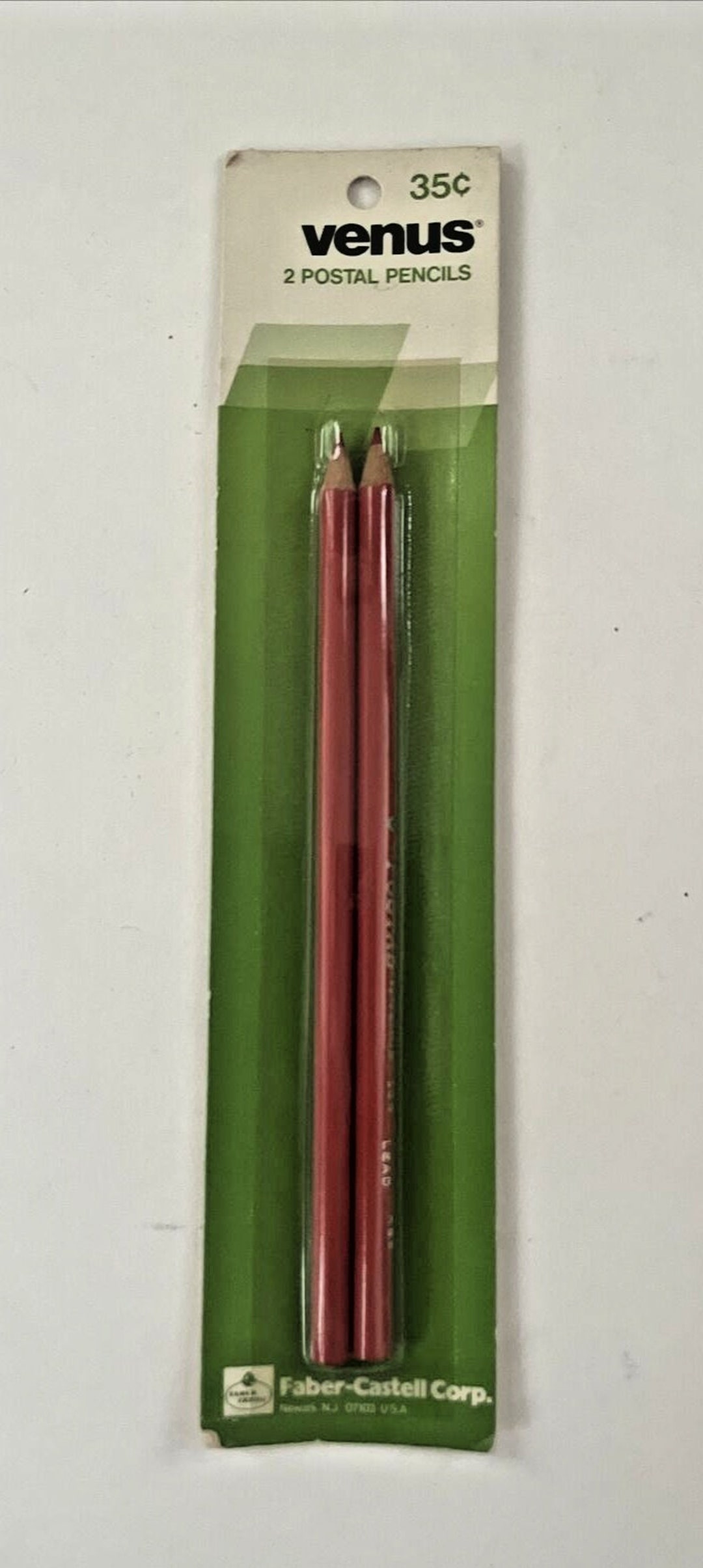 Vintage Faber-castell Venus Postal Red Colored Pencils 2-pack 7 Inch ...