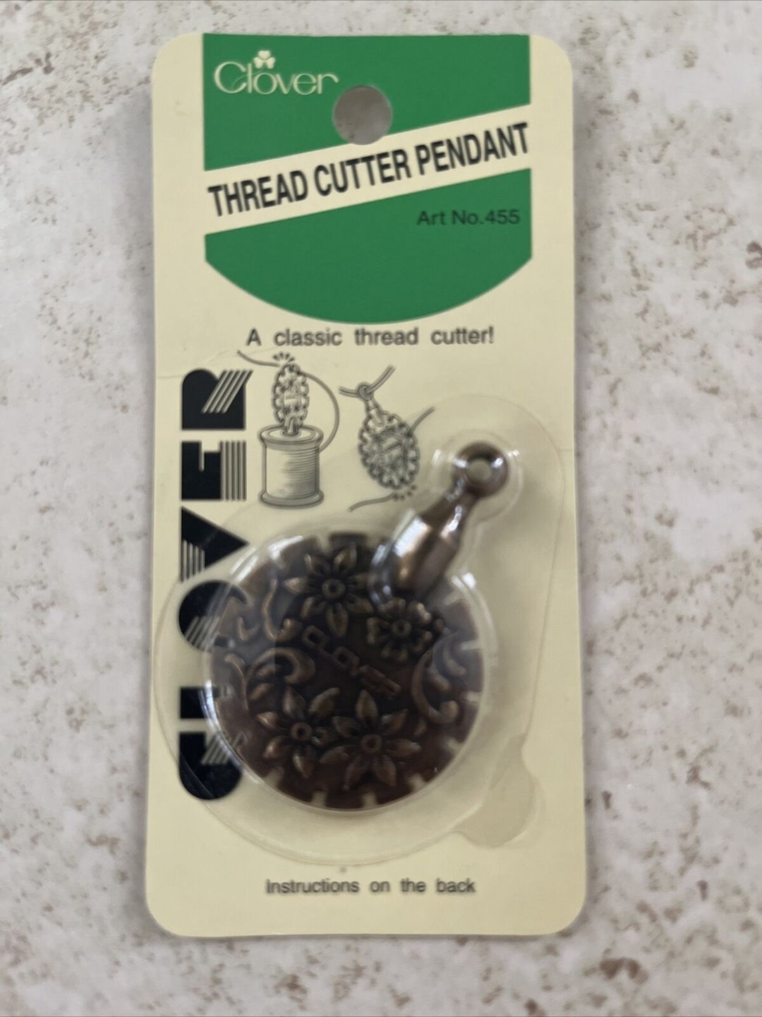 Antique Gold Finish Flowers Clover Needlecraft Japan Thread Cutter ...