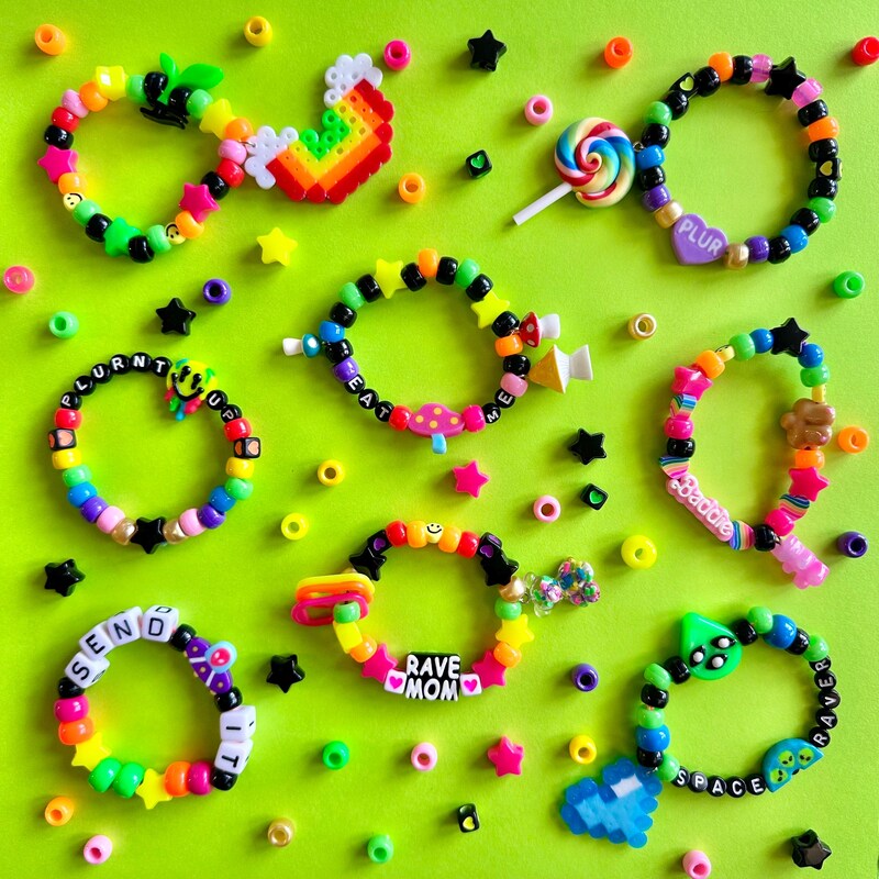 Neon Perler Beads - Etsy