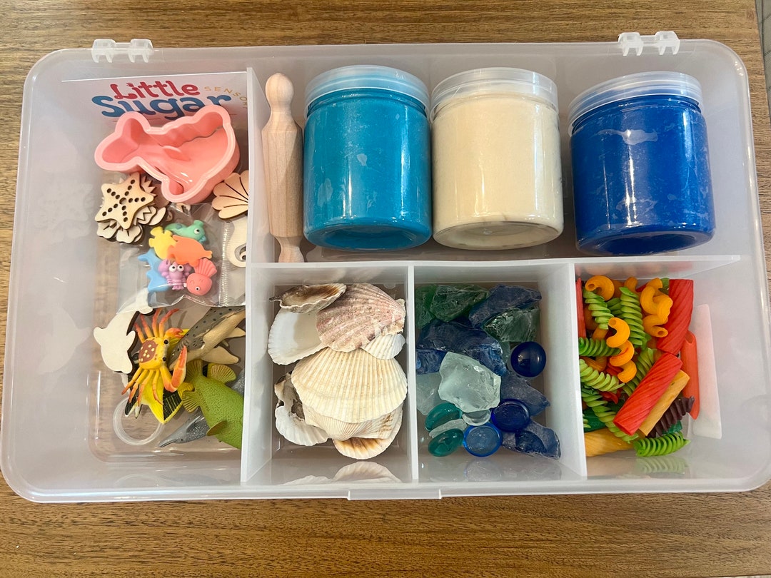 Ocean Playdough Kit - Etsy