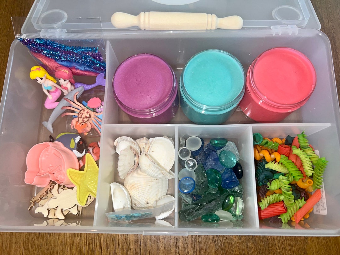 Mermaid Playdough Kit - Etsy
