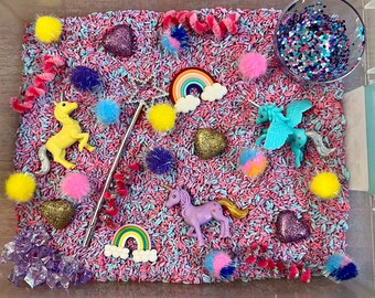 Magical Unicorn Sensory Bin, Unicorn Sensory Bin, Unicorn Activity ...