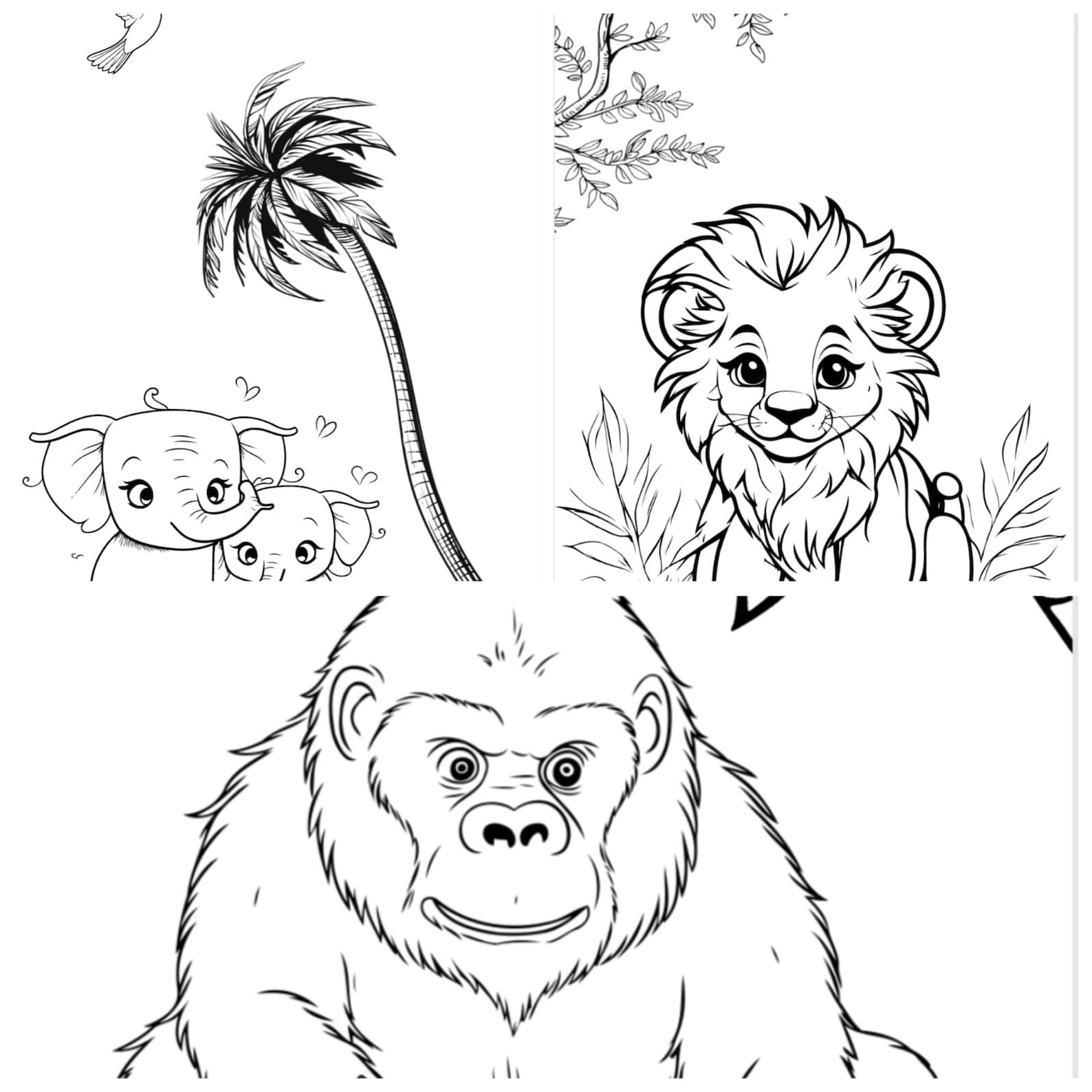 Fun Coloring Pages for Kids - Etsy