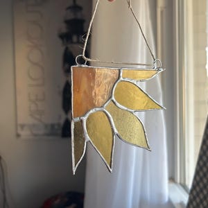 Sunflower Corner Suncatcher - Etsy