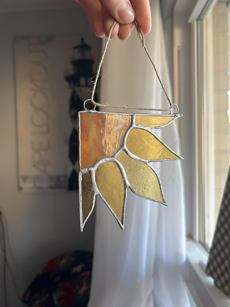 Sunflower Corner Suncatcher - Etsy