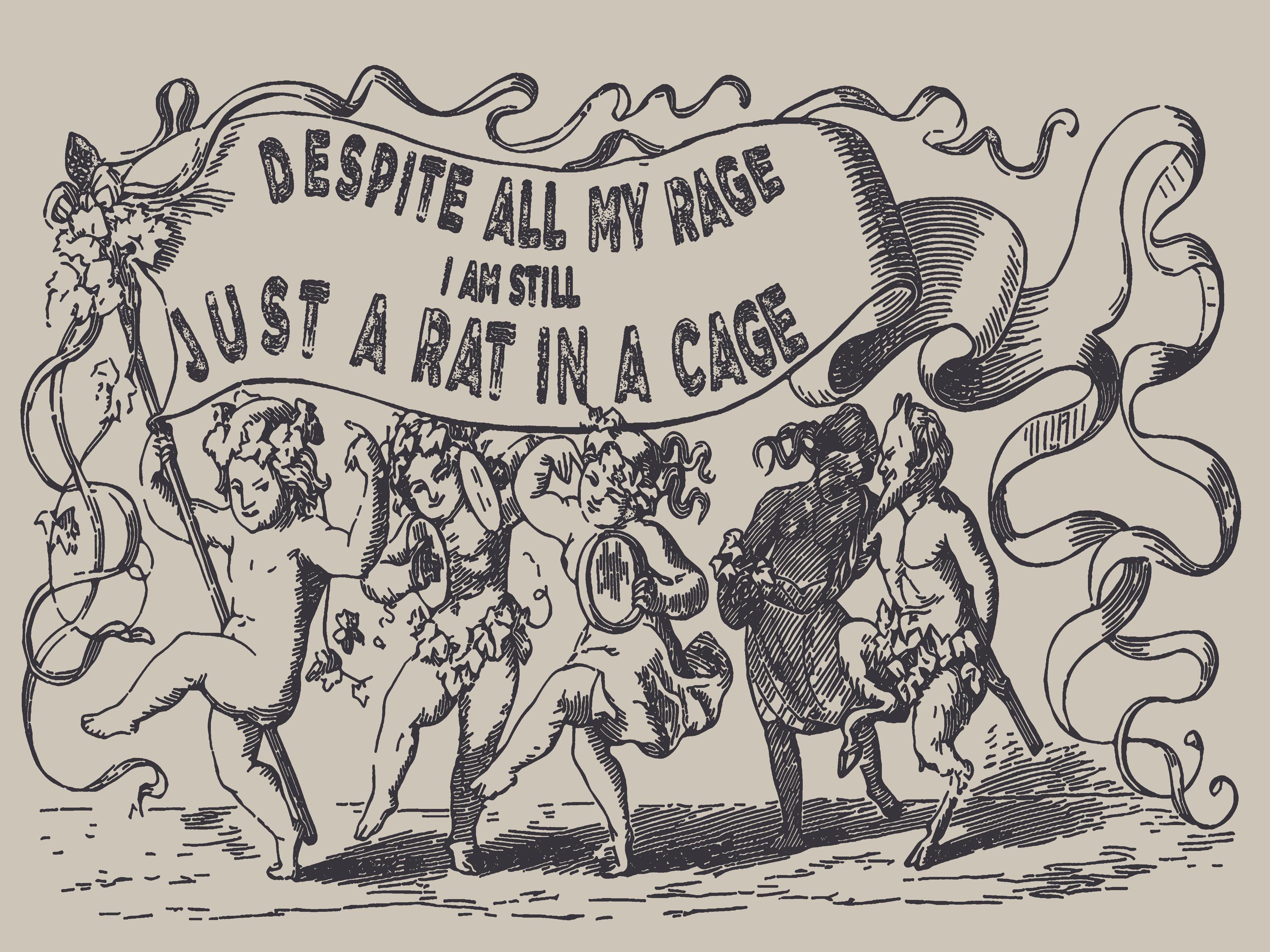 RAT RAGE POSTER (digital Download) - Etsy