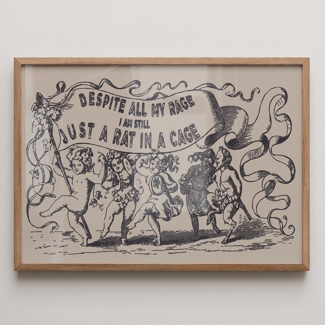 RAT RAGE POSTER (digital Download) - Etsy