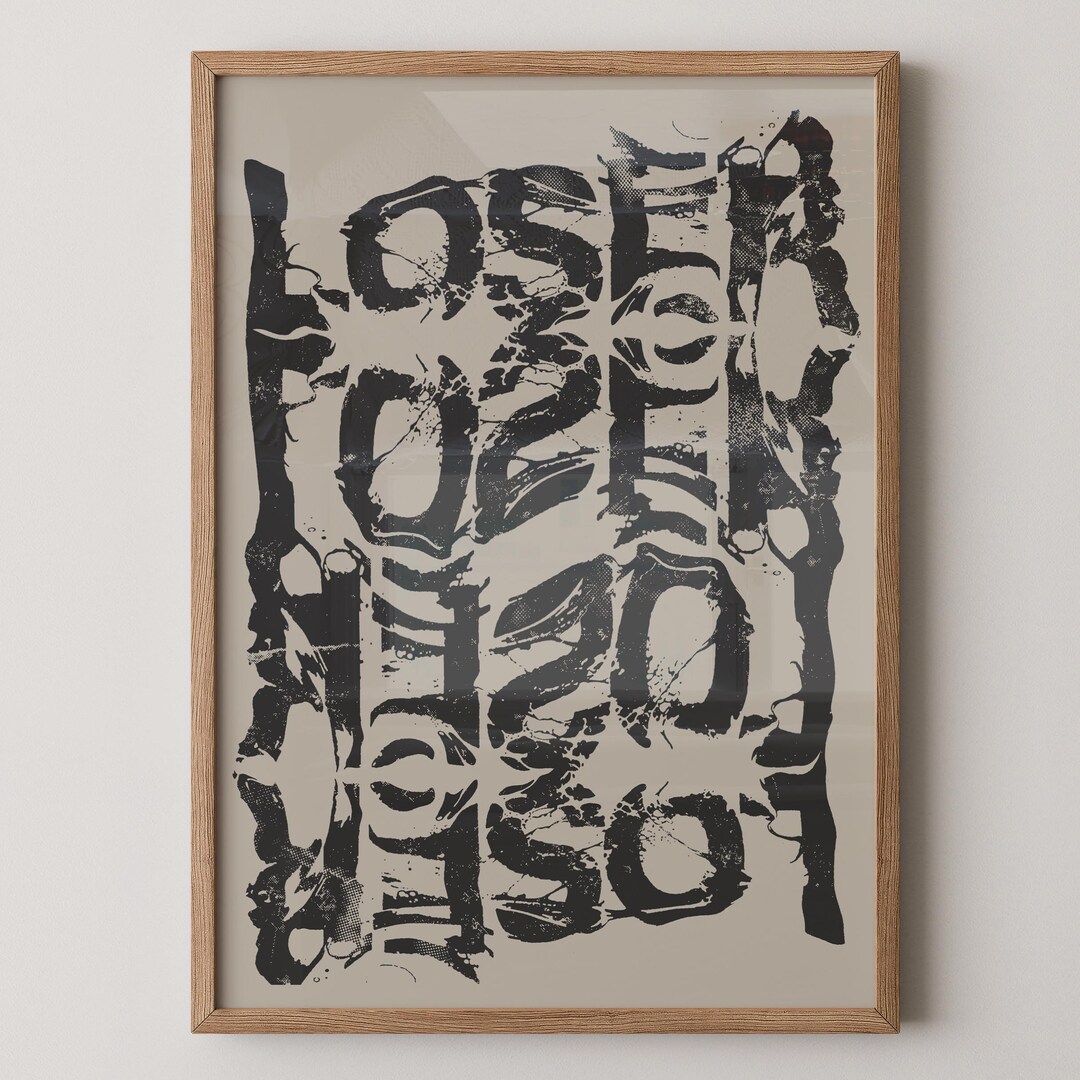 LOSER WALL ART (digital Download) - Etsy