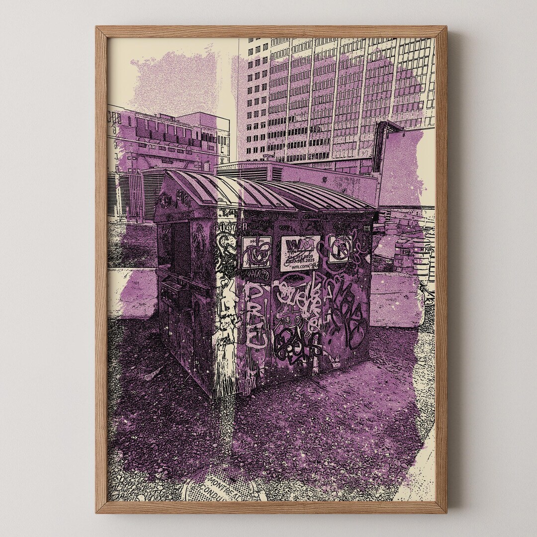 HIPSTER DUMPSTER POSTER (digital Download) - Etsy