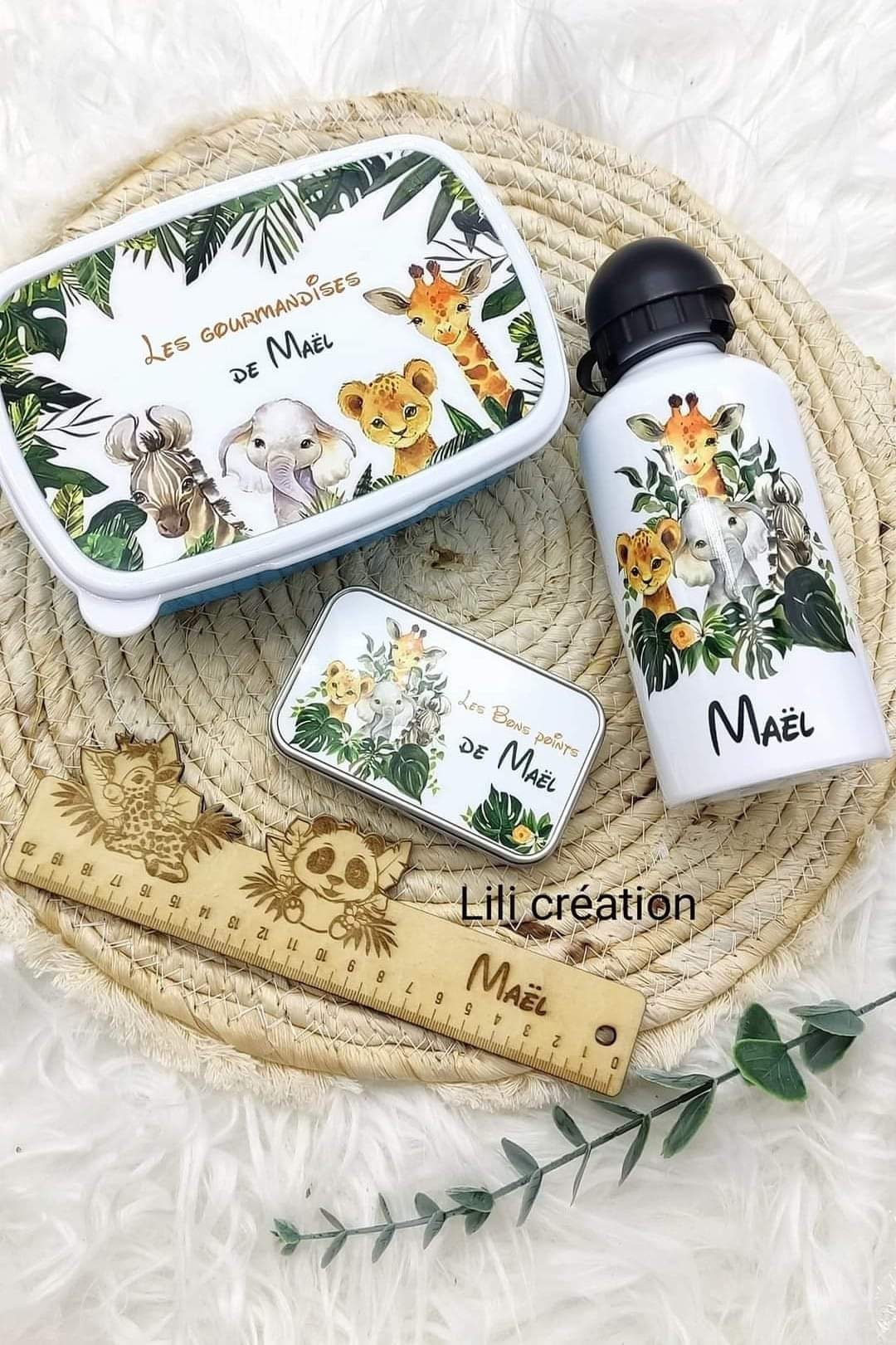 Back to School Jungle Animals Set - Etsy