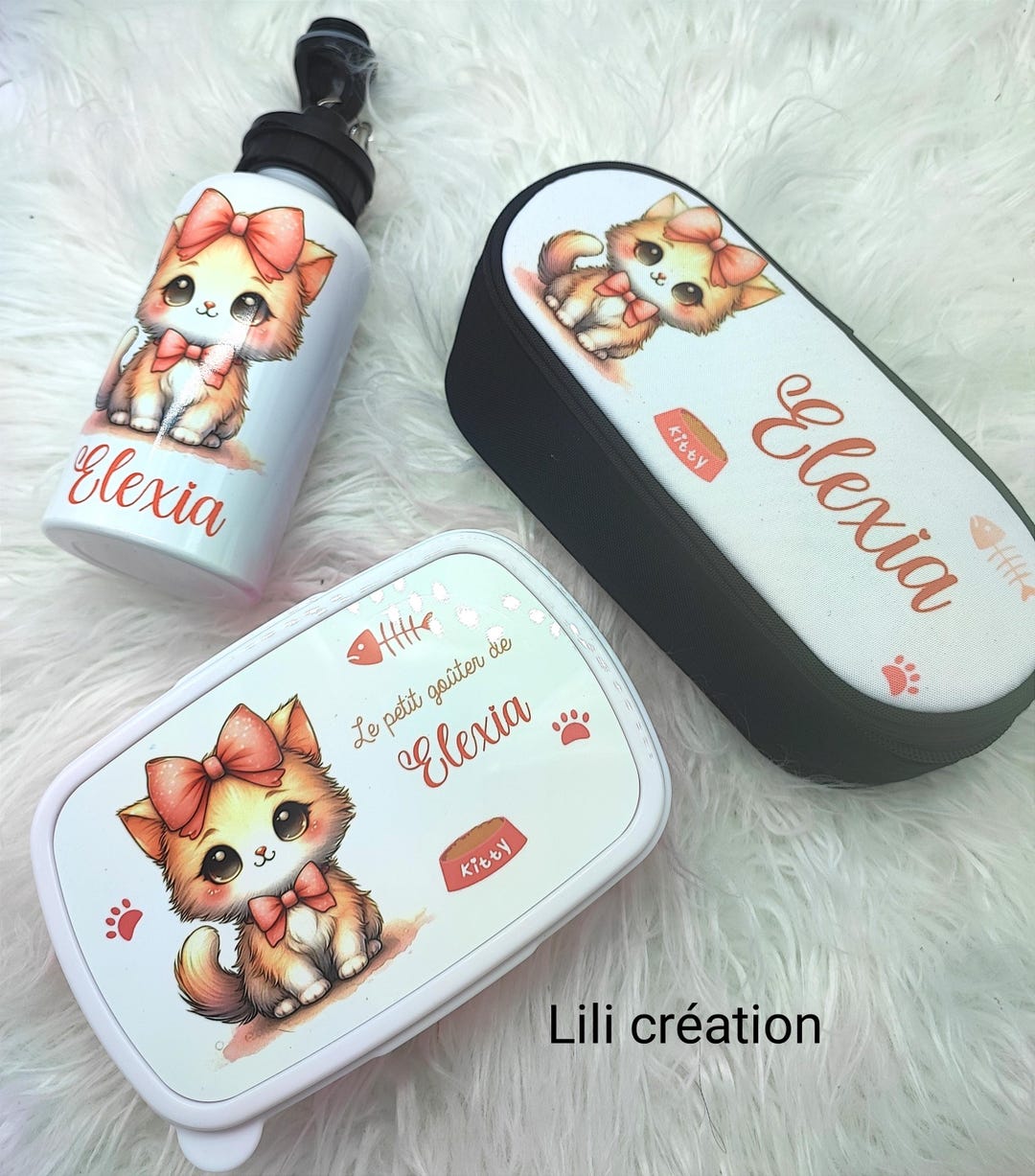 Back to School Cat Set - Etsy