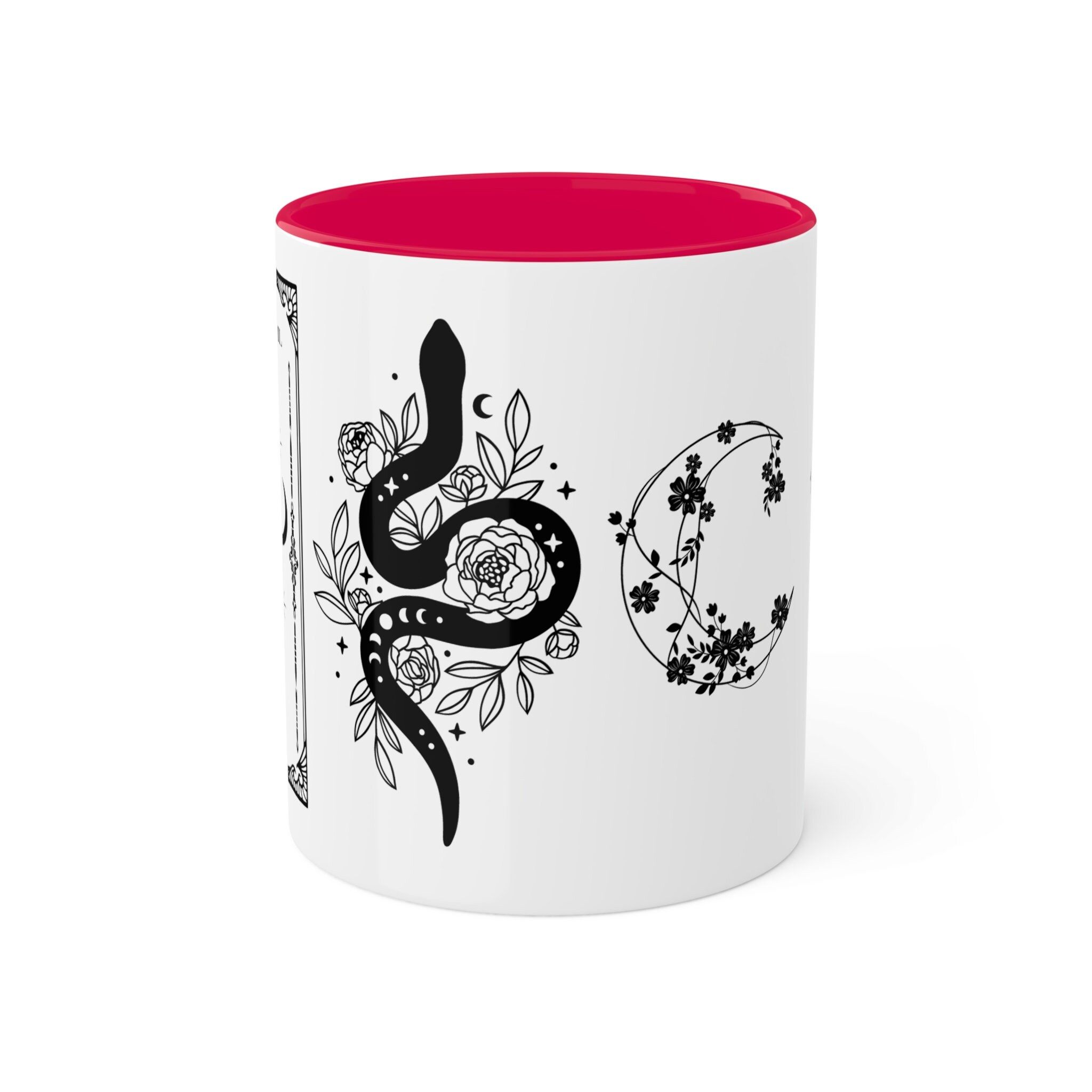 Venomous Until Coffee Handle With Care Black and White Colorful Mugs ...