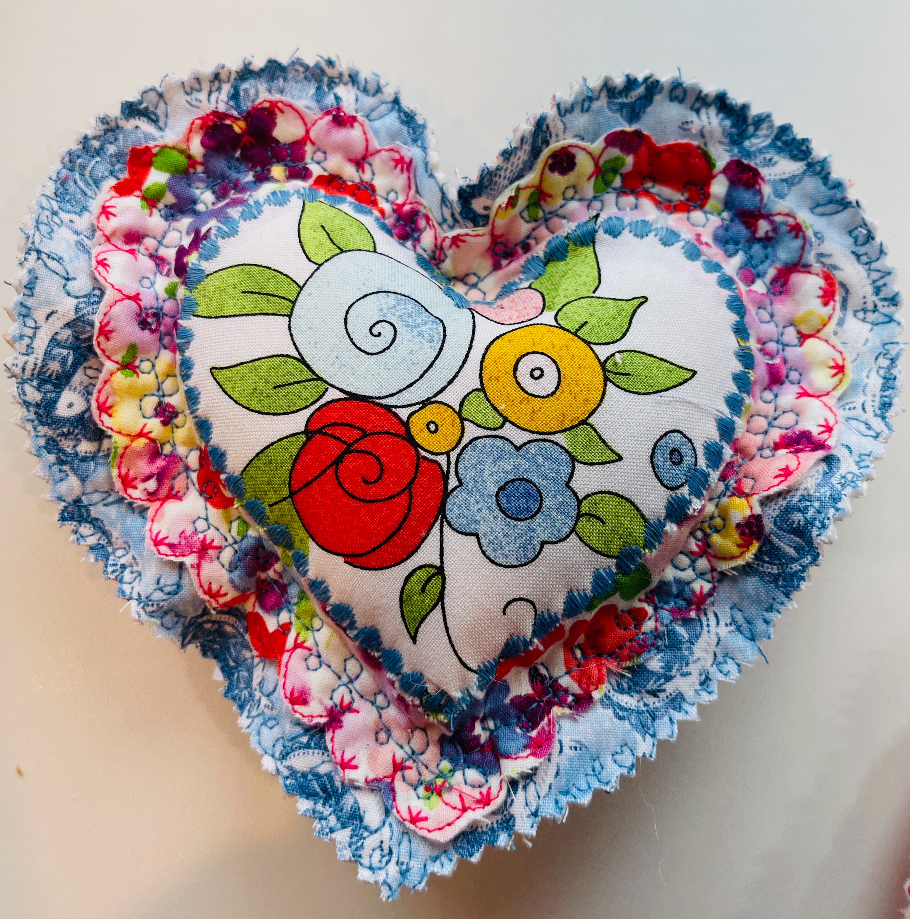 Little Quilted Hearts - Etsy