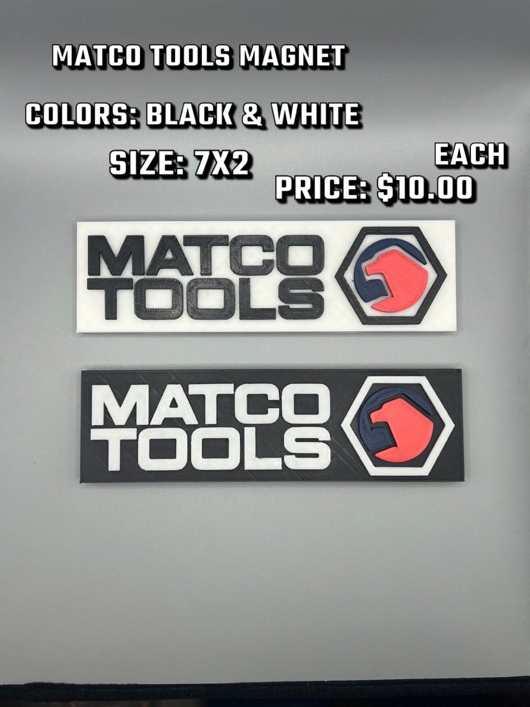 Tool Box Magnet Matco - Etsy