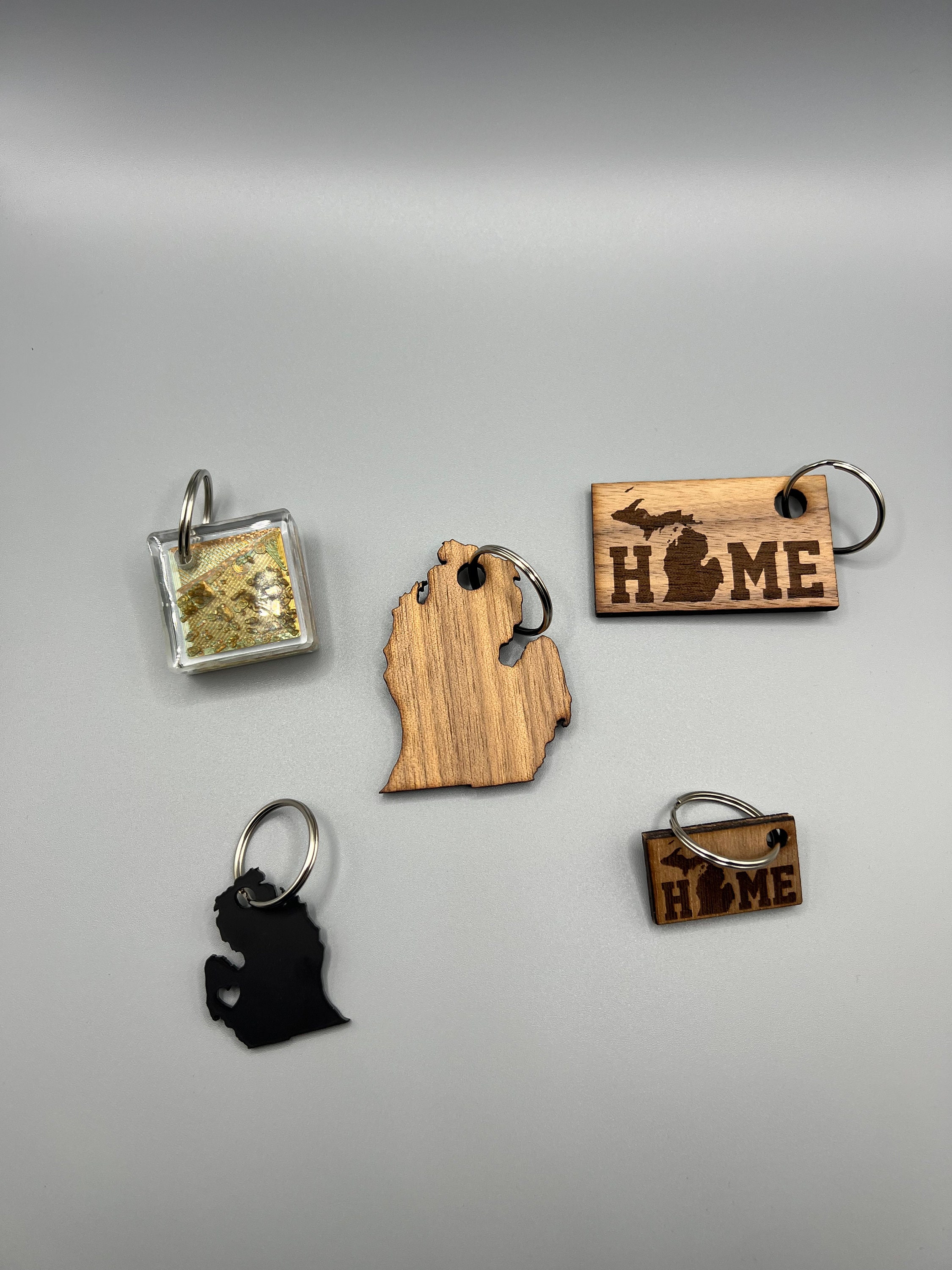 Michigan Keychains - Etsy
