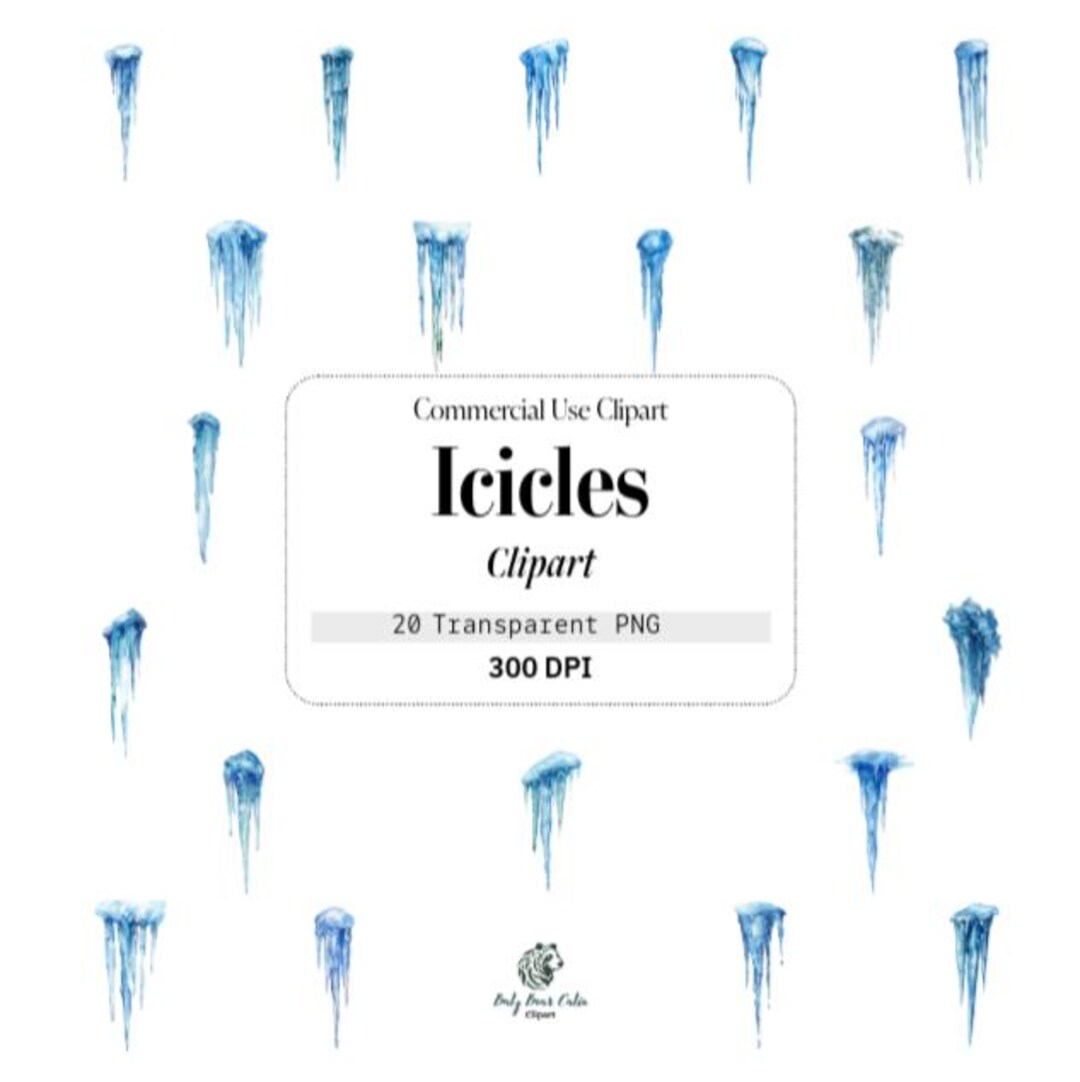 Watercolor Icicles, Watercolor, Compositions, Commercial Use, Template ...