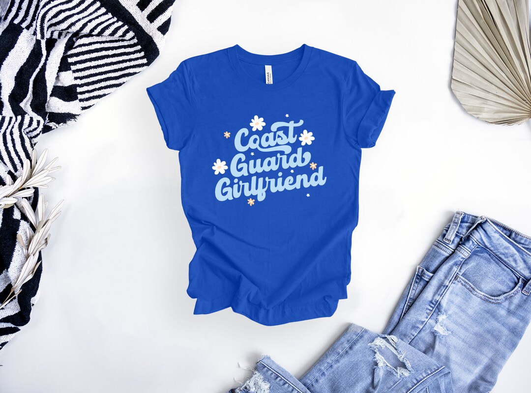 Coast Guard T-shirt | Coast Guard Girlfriend Gift | Military Shirt ...