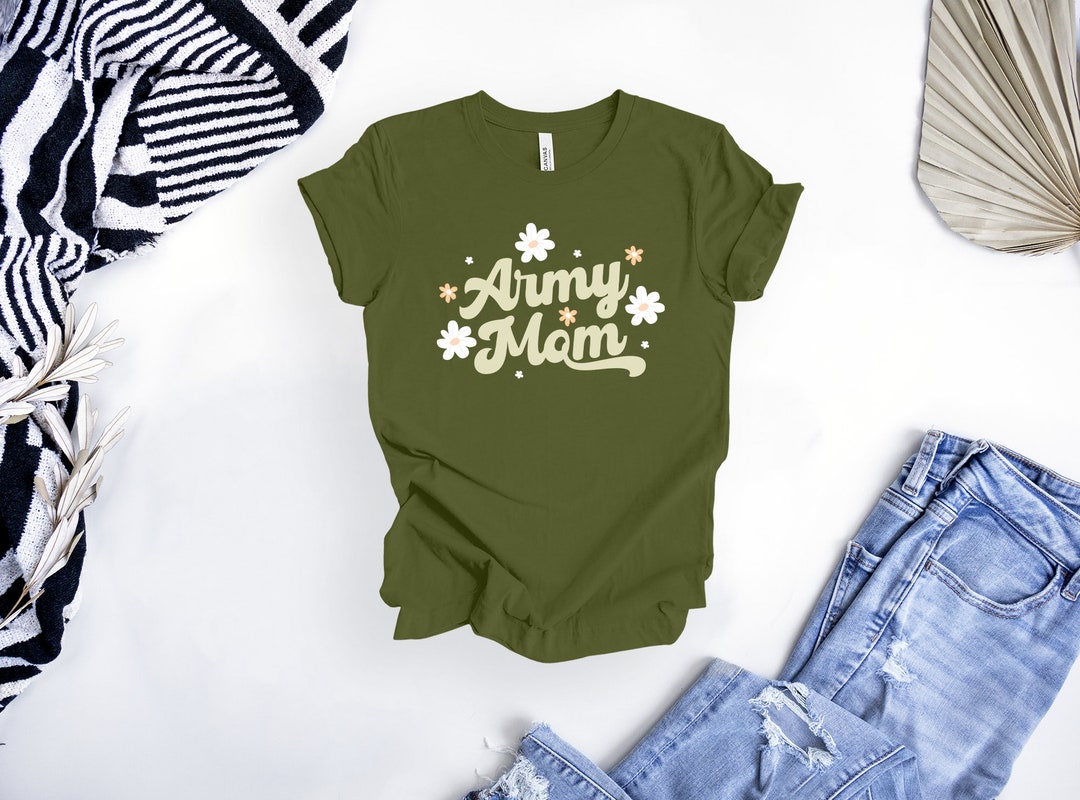 Army Mom T-shirt | Army Mom Gift | Army Shirt | Cute Army Apparel ...
