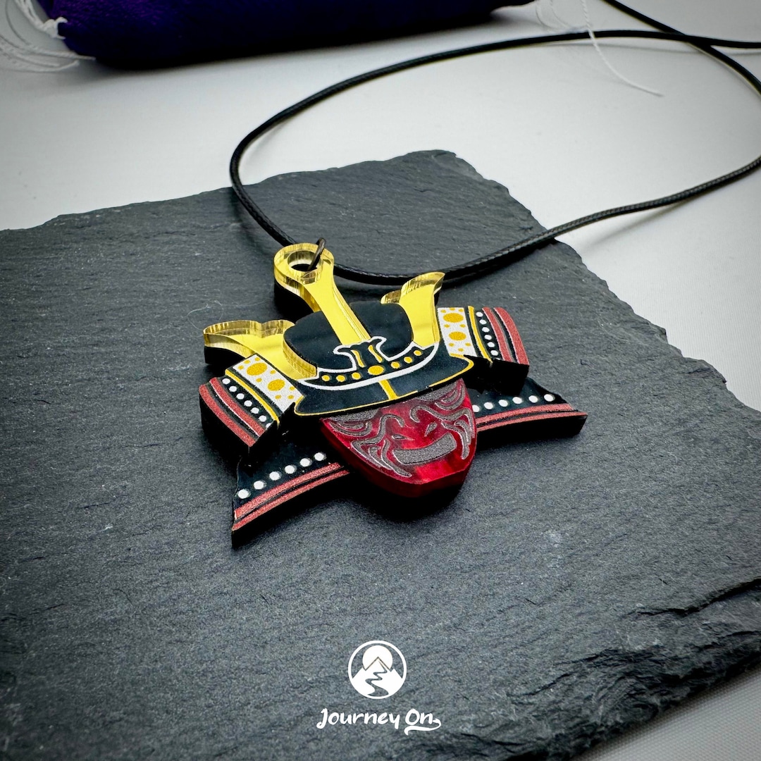 Samurai Kabuto Pendant Necklace Custom Martial Arts Jewelry - Etsy