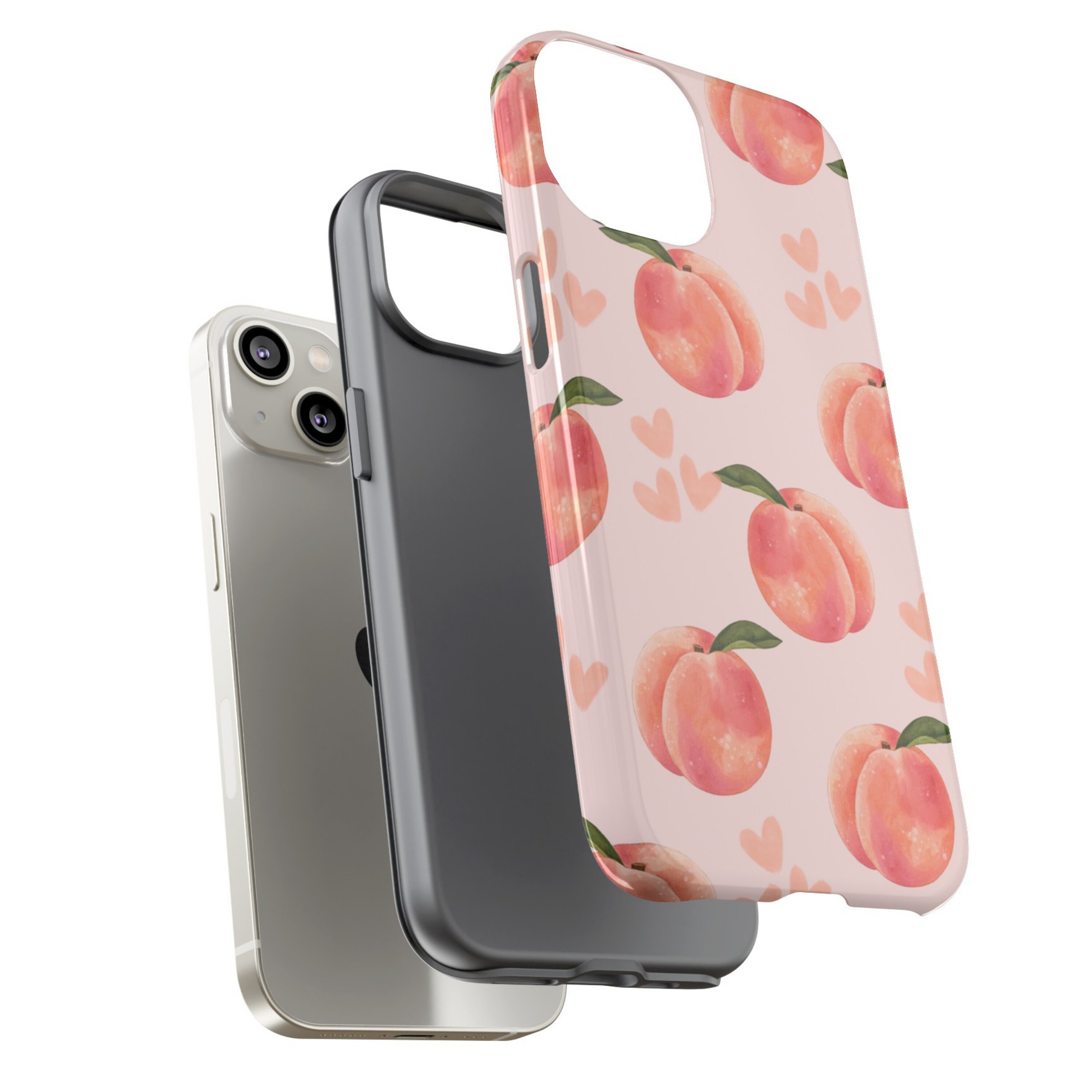 Cute Phone Case With Summer Peaches Aesthetic iPhone Case Google Pixel ...